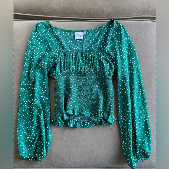 Princess Polly | Tops | Princess Polly Dotted Top | Poshmark